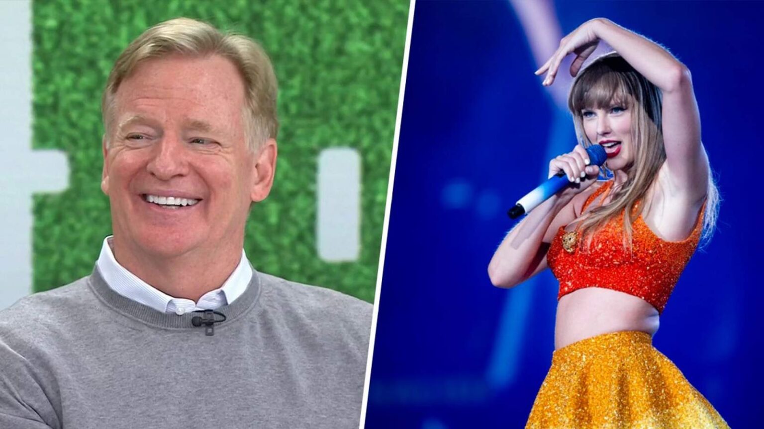 Roger Goodell Addresses Taylor Swift Super Bowl Halftime Rumors – Azat TV