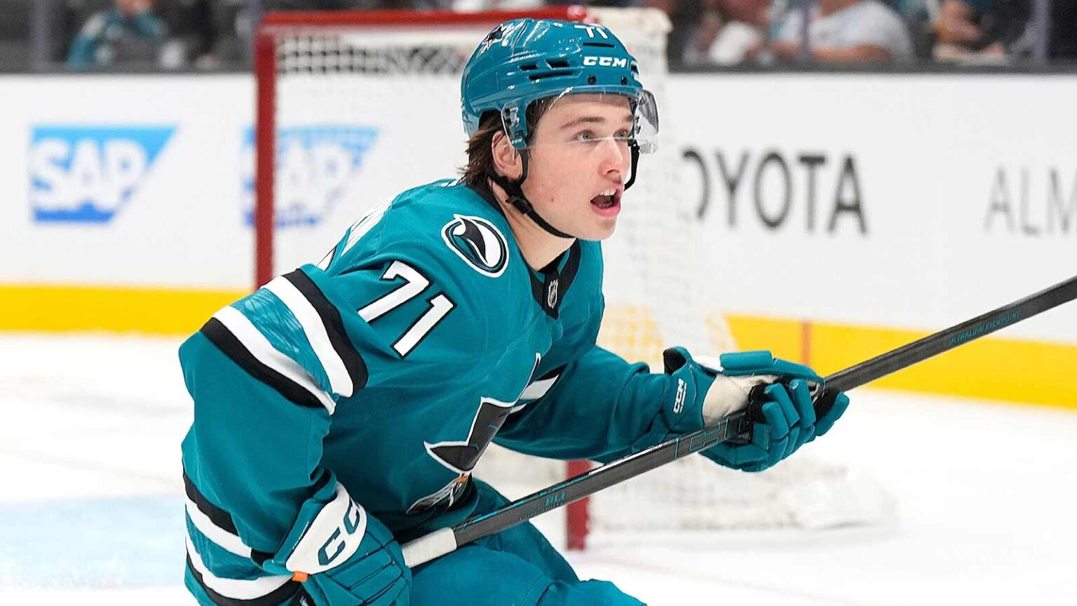 Macklin Celebrini Extends Point Streak as Sharks Fall Short Against ...